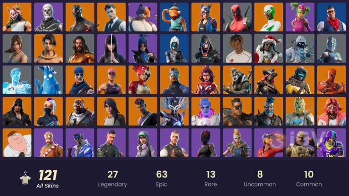 [PC/XBOX] 121 skins | Gold Brutus | Gold Midas | End Zone | Blue ...
