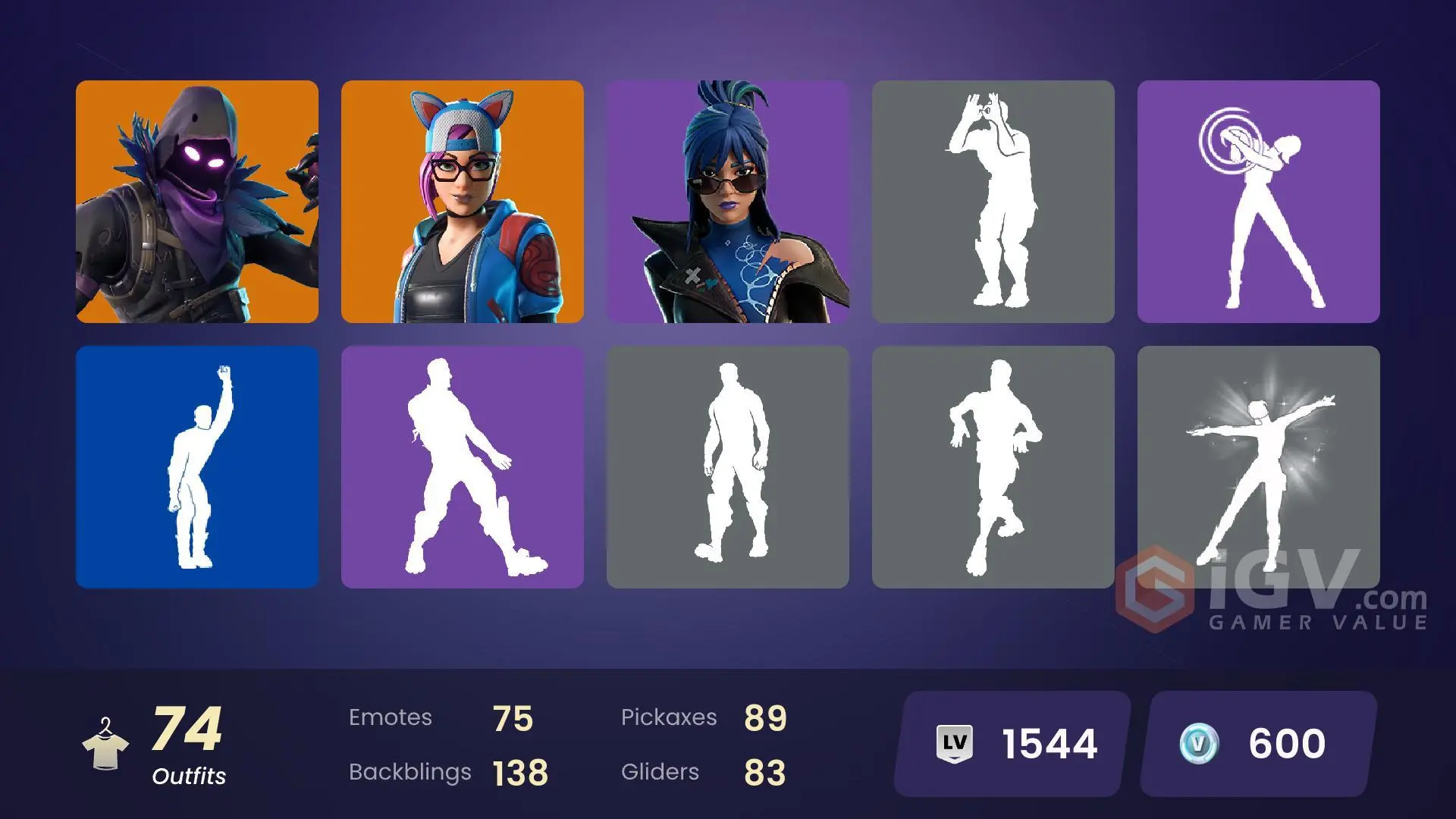 PC/XBOX 74 skins | Aura | Raven | Omega Knight | Goku Black | Get ...