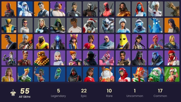 [PC] 54 skins | Tony Stark | Dynamo | Mystique | Mandalorian | Gold ...