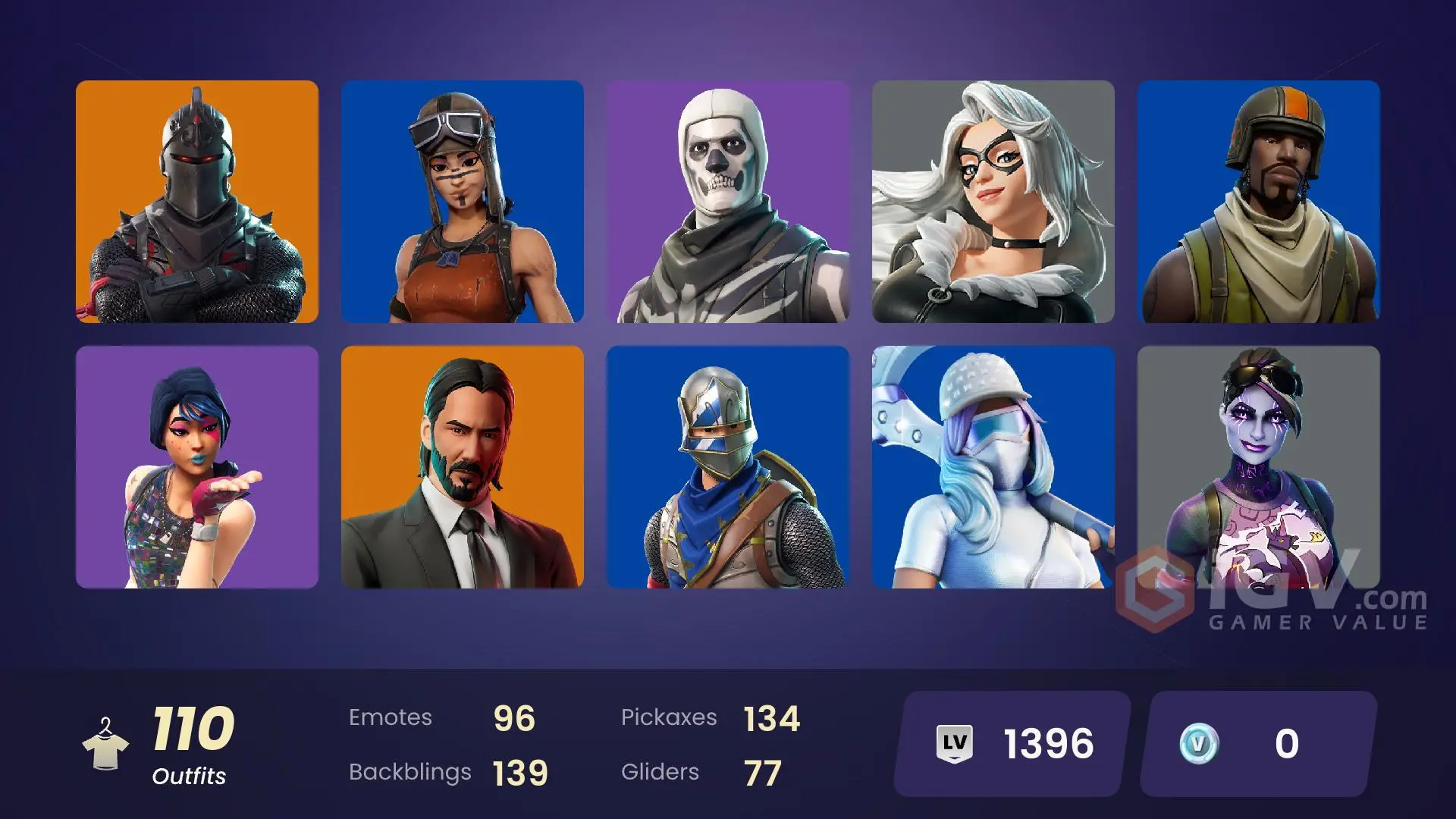 [PC] 110 skins | Renegade Raider | Aerial Assault Trooper | Black ...
