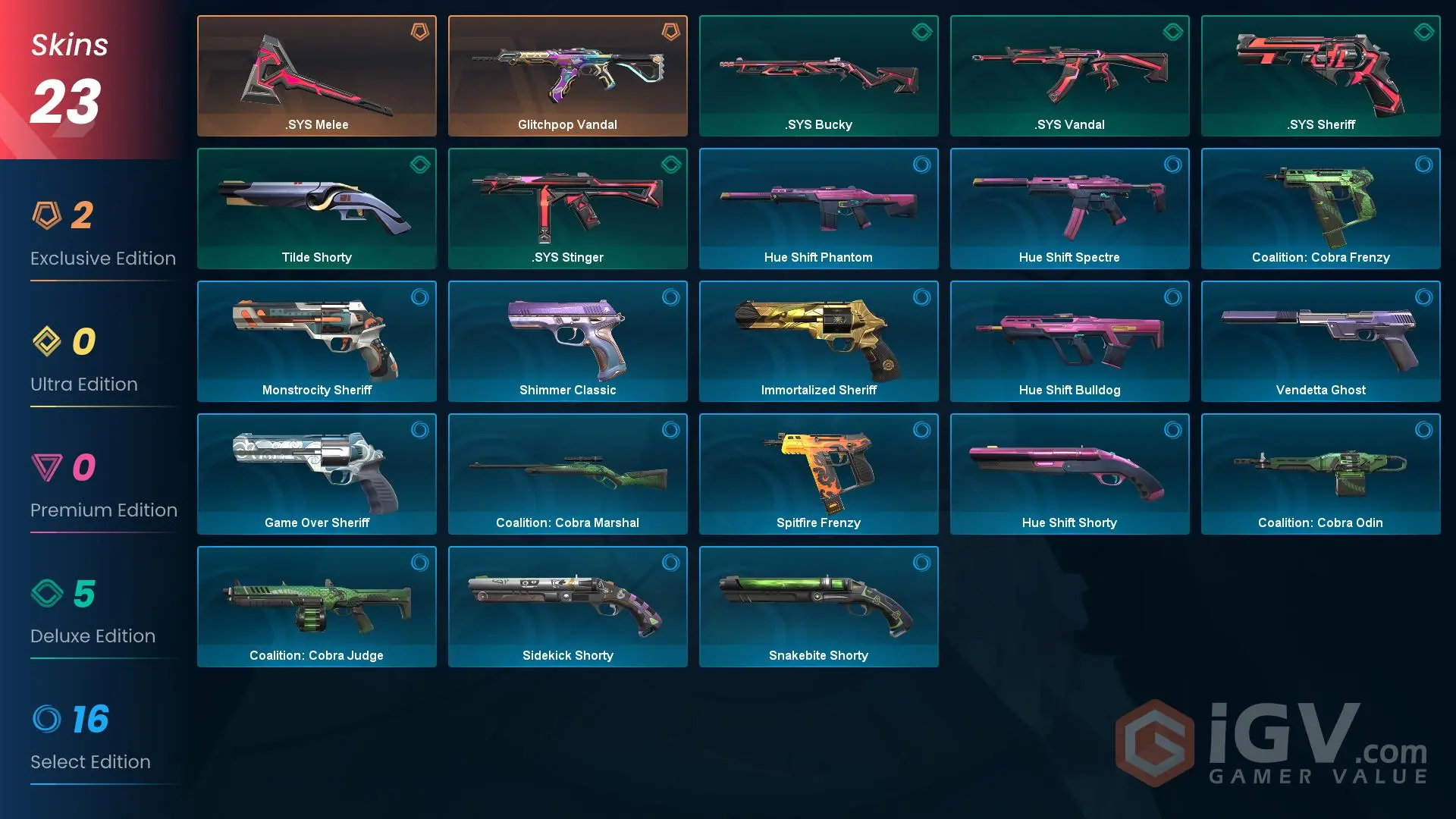 [ASIA] 5 Skins | Full Acces | Reaver Sheriff / Infantry Ghost ...