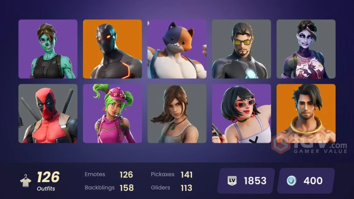 [PC/PSN/XBOX] 126 skins | Go Mufasa | Ghoul Trooper | Tony Stark ...