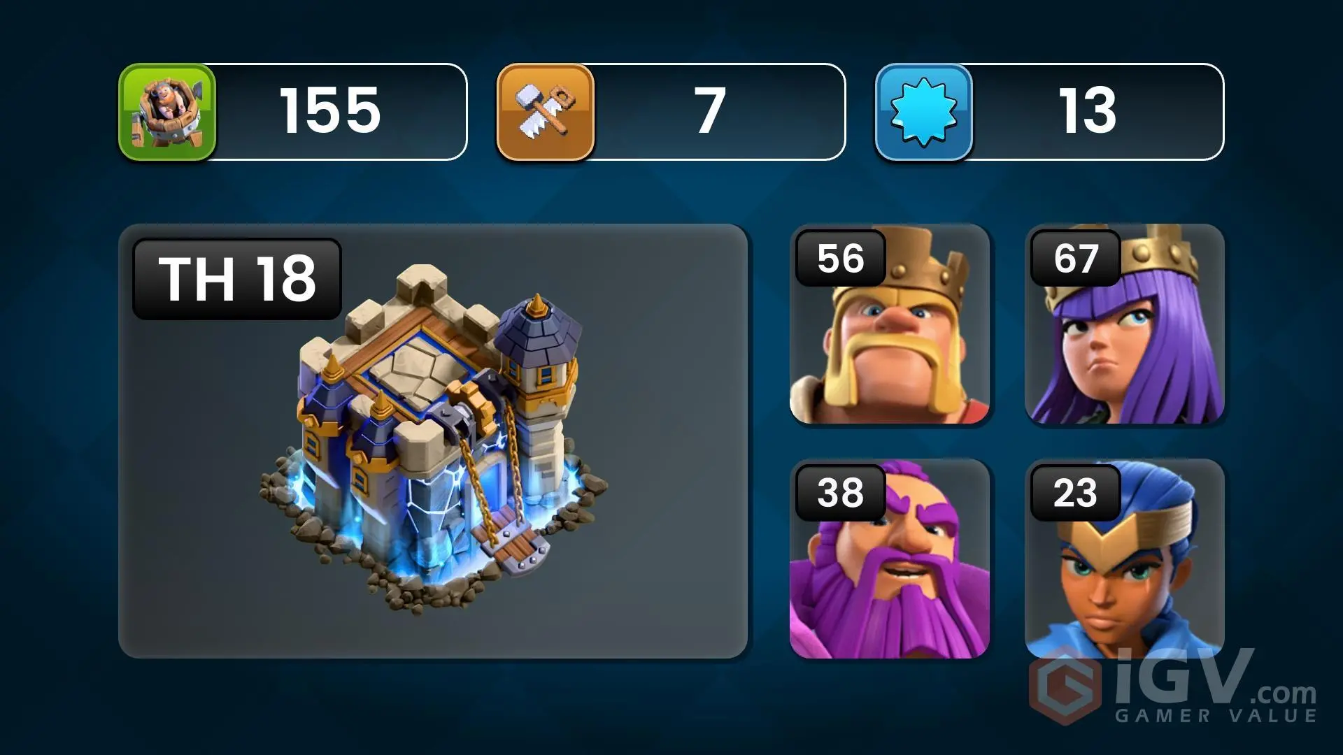 SPECIAL OFFER , TH 18 , BEST HERO , FULL MAGIC ITEM , EQUIPMENTS EPIC ...