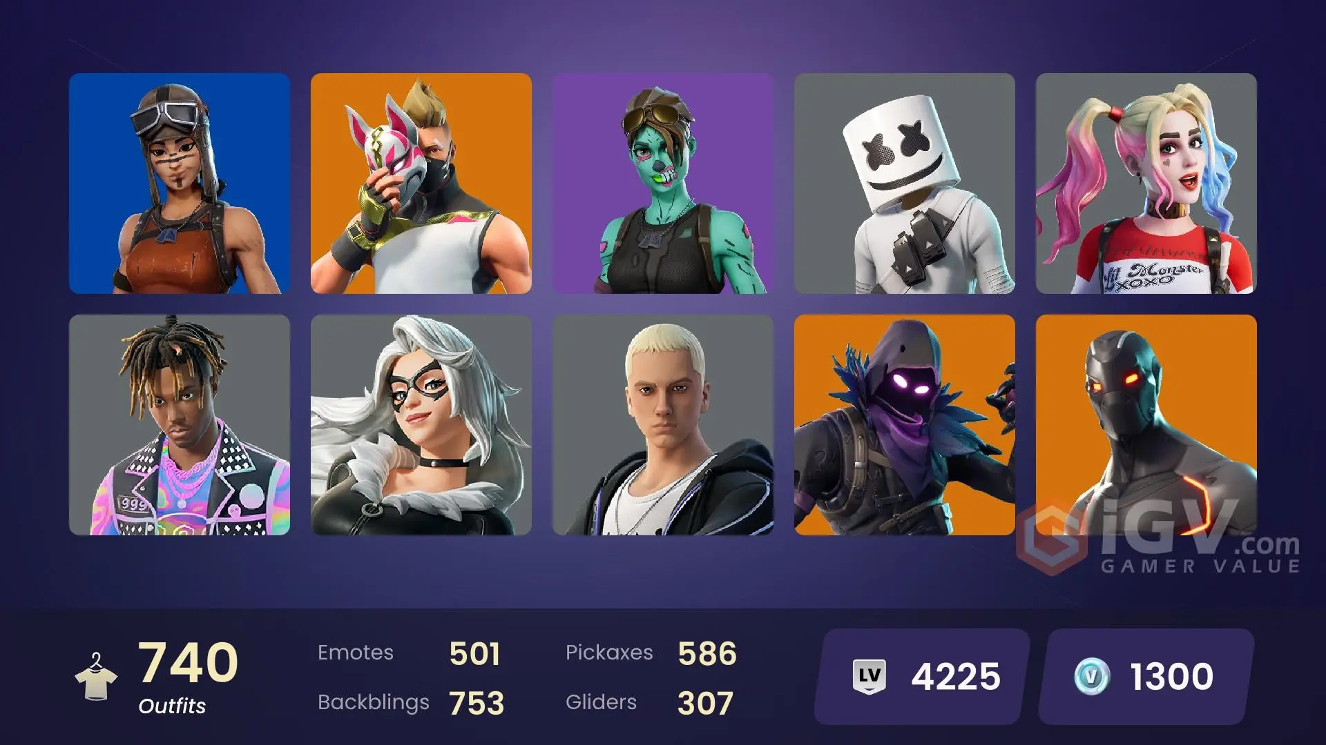 [PC] 740 skins | Renegade Raider | Aerial Assault Trooper | Blue Team ...