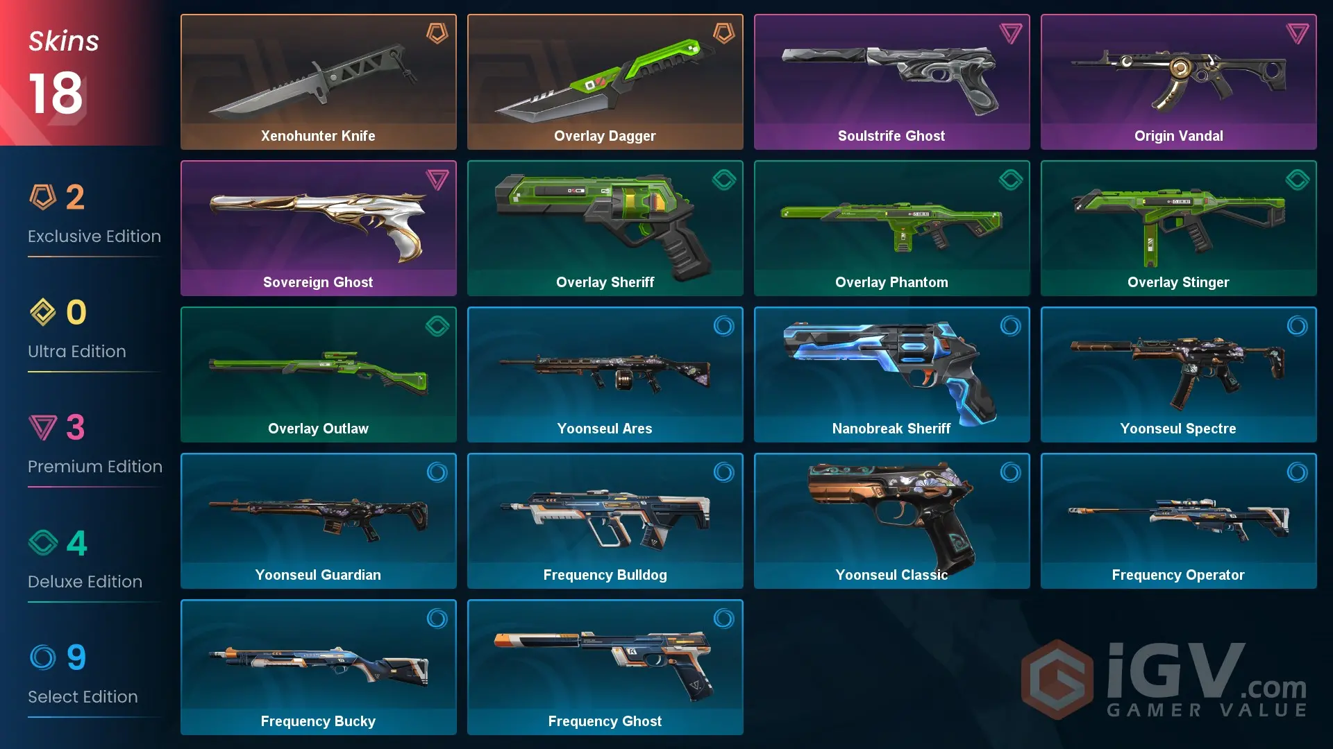 TR/EU Full Access | 18 Skins Xenohunter Knife + Origin Vandal ...