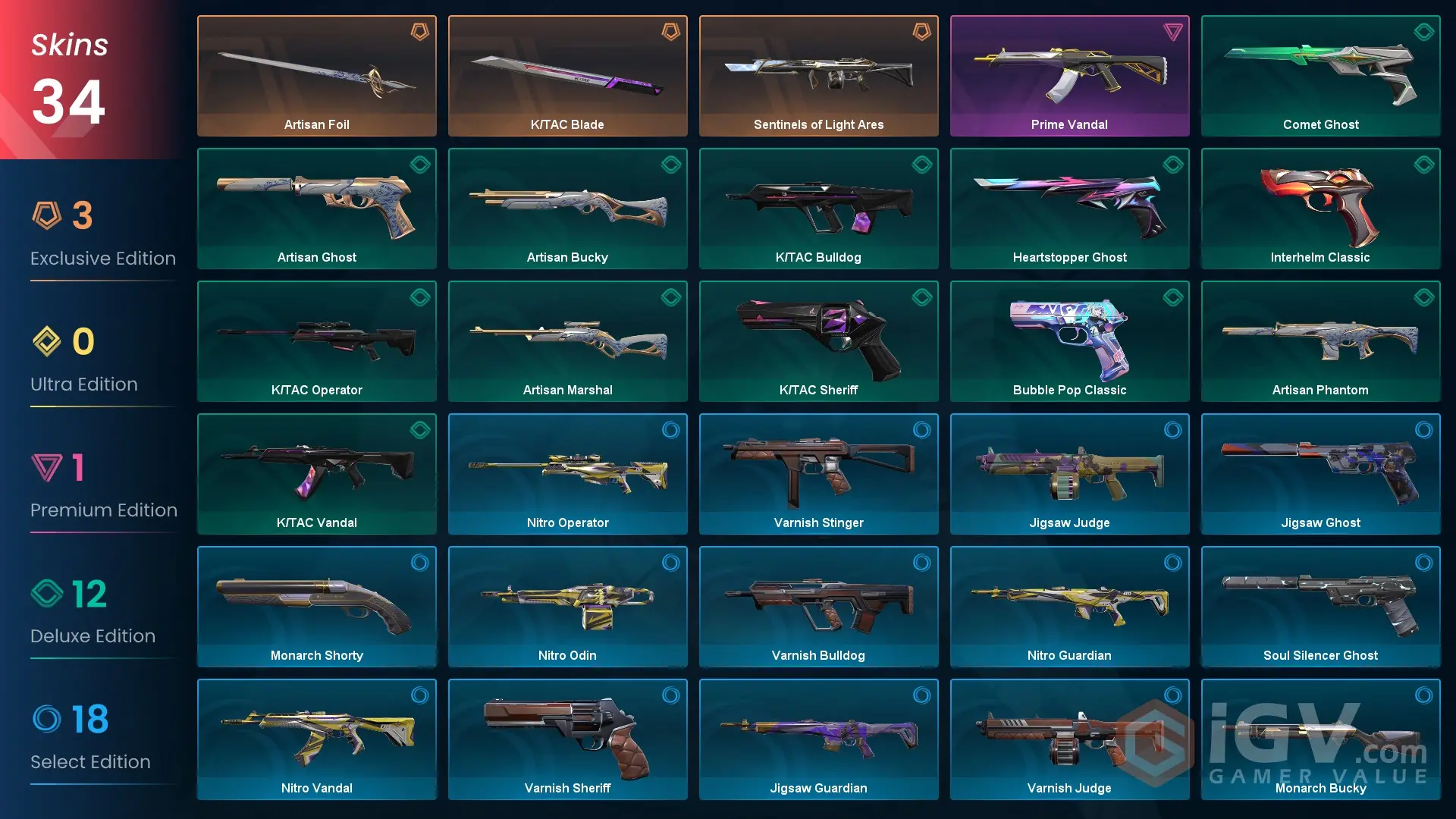 AP | VP 135 | LVL 163 | K/TAC Blade | Artisan Foil | Sentinels of Light ...